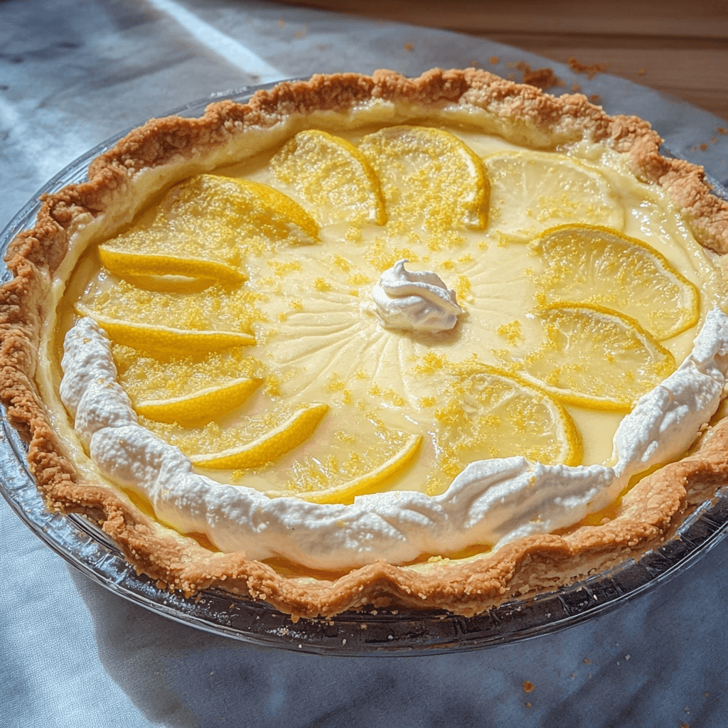 Creamy Lemon-Ricotta Easter Pie - Epicure Meals