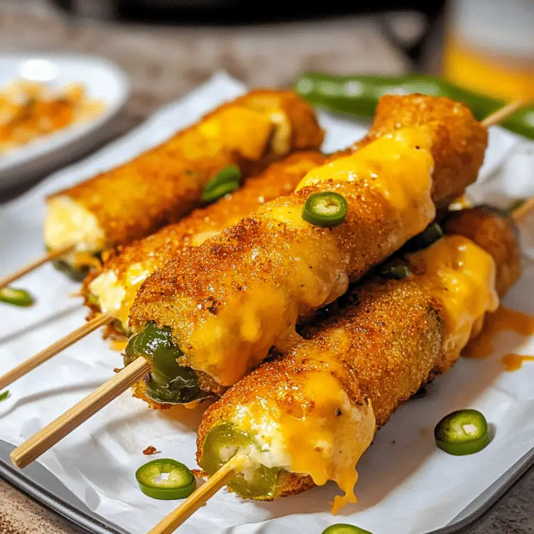 Jalapeno Cheddar Poppers on a Stick - Epicure Meals