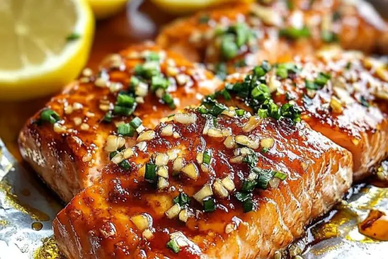 Baked Honey Garlic Salmon in Foil: An Incredible 1-Pan Dinner Recipe ...