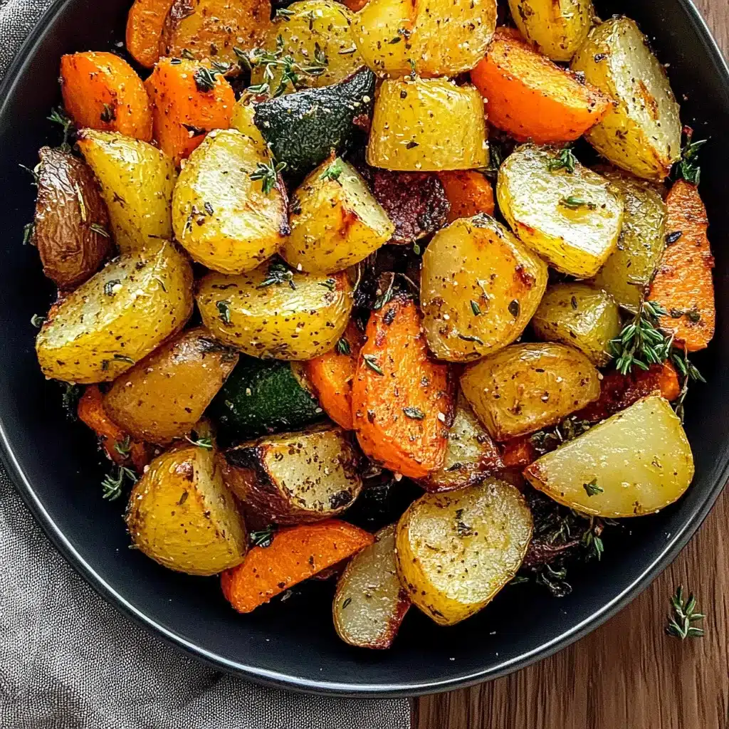 Garlic Herb Roasted Potatoes, Carrots, and Zucchini: An Amazing ...